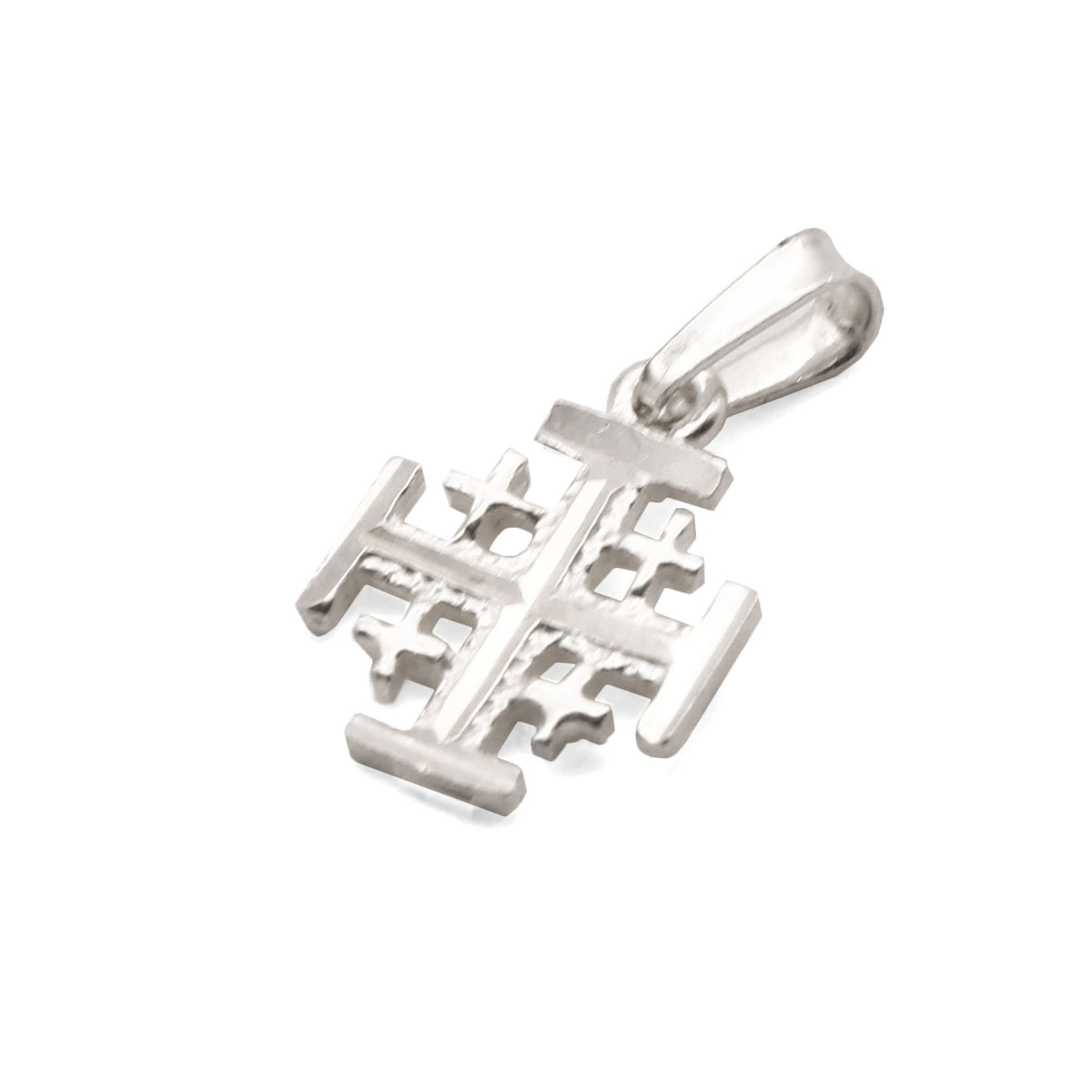 Silver Jerusalem Cross – mychristmashouse